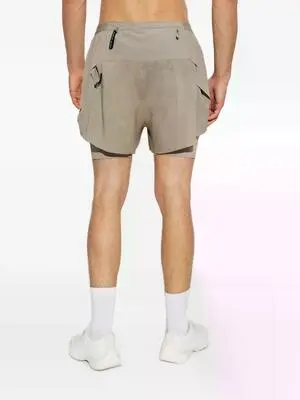 Adidas Xsong For The Mute Layered Logo-print Shorts