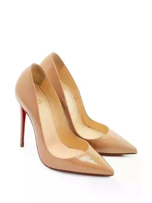 CHRISTIAN LOUBOUTIN So Kate Pointed Toe Pumps - Neutrals