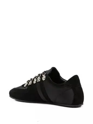 TOGA VIRILIS Embellished Panelled Sneakers - Black