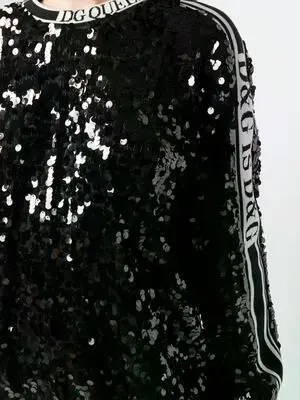 Dolce & Gabbana Sequin Slogan Sweatshirt
