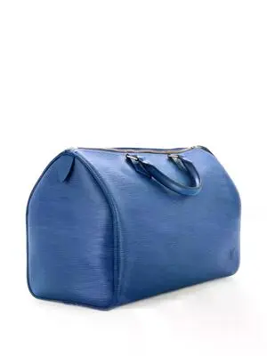 LOUIS VUITTON Speedy Handbag Epi Leather 35 Satchel