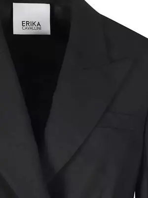 Erika Cavallini Peak-lapels Embellished-cuffs Blazer