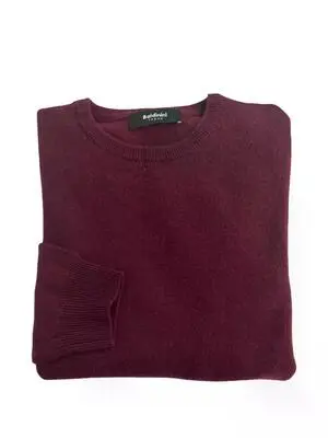 BALDININI Logo-plaque Crew-neck Sweater