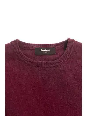 BALDININI Logo-plaque Crew-neck Sweater