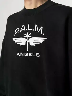 Palm Angels Logo-print Sweatshirt