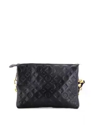 LOUIS VUITTON Coussin Bag Monogram Embossed Lambskin Mm Crossbody Bag