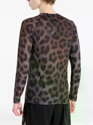 SOAR Race Leopard-print Top