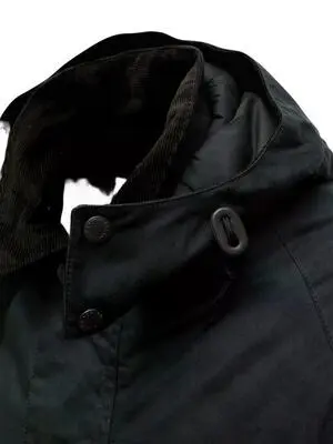 Barbour Hooded Corduroy-collar Jacket