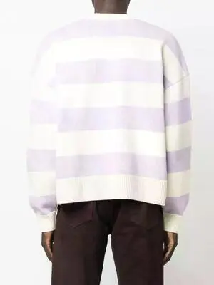 Palm Angels Coral Mix Knit Sweatshirt