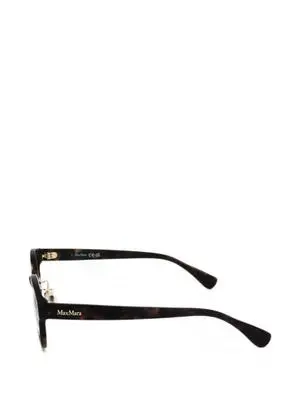 Max Mara Round-frame Glasses - Brown