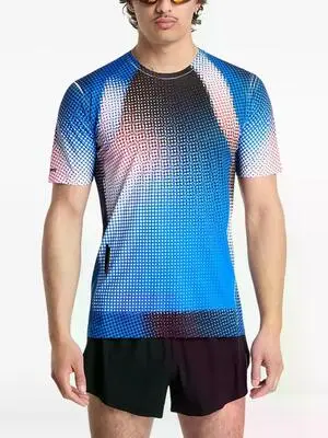 SOAR Gradient-print T-shirt - Blue
