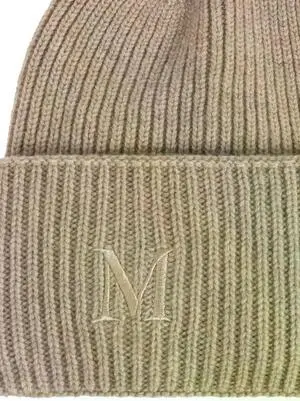 Max Mara Retina Ribbed-knit Beanie Hat