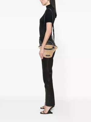 Balenciaga 2010 Mini Raffia Beach Basket Tote Satchel