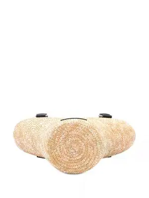 Balenciaga 2010 Mini Raffia Beach Basket Tote Satchel