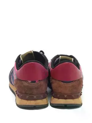 Valentino Garavani Rockrunner Camouflage Sneakers - Blue