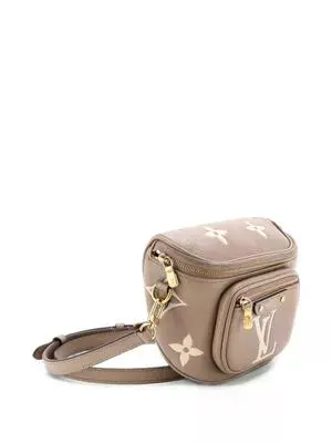 LOUIS VUITTON Bum Bag Bicolor Monogram Empreinte Giant Mini Belt Bag