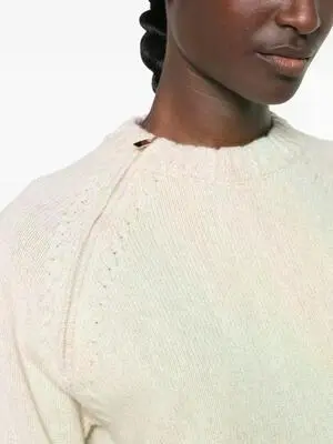 Ba&sh Zip-detail Cable-knit Sweater