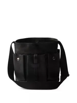 Prada Route Leather Mini-bucket Bag - Black