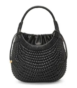 Loewe Leather Diamond Top-handle Bag