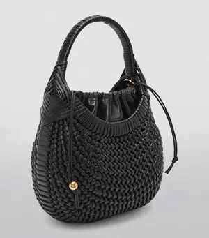 Loewe Leather Diamond Top-handle Bag