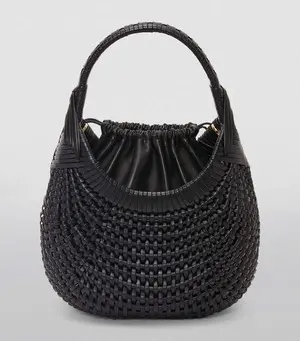 Loewe Leather Diamond Top-handle Bag