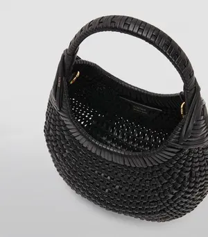Loewe Leather Diamond Top-handle Bag