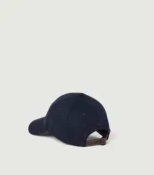 Brunello Cucinelli Virgin Wool Logo Cap