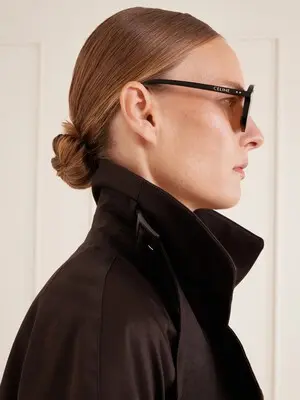 Celine Circle Round-frame Acetate Sunglasses