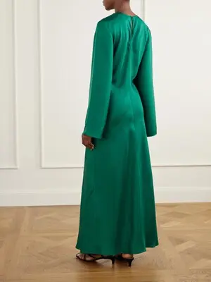 RÓHE Silk-satin Maxi Dress