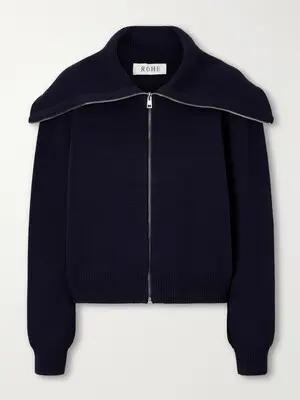 RÓHE Wool-blend Zip-up Cardigan