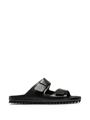 Officine Creative Agorà 010 Double-strap Leather Sandals - Black