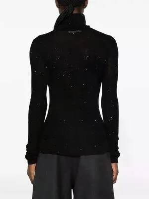 ELEH Sequin-embellished Roll-neck Sweater