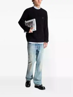Fred Perry Waffle-stitch Sweater