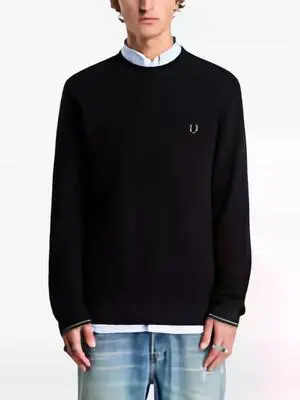 Fred Perry Waffle-stitch Sweater