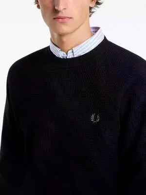 Fred Perry Waffle-stitch Sweater