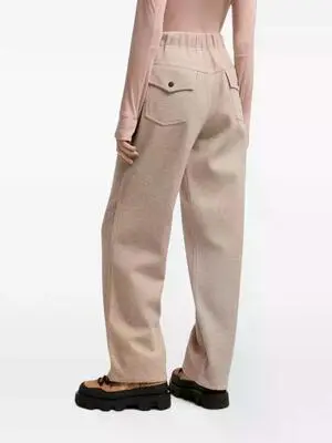 Moncler Drawstring-waist Pressed-crease Trousers