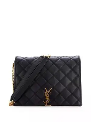 Saint Laurent Becky Quilted Leather Small Shoulder Bag