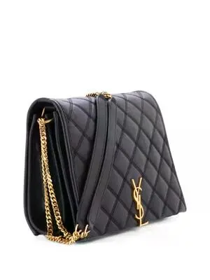 Saint Laurent Becky Quilted Leather Small Shoulder Bag