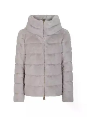 Herno Quilted Faux-fur Jacket