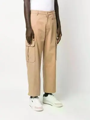 Moschino Cargo-pocket Wide-leg Trousers