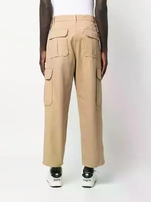 Moschino Cargo-pocket Wide-leg Trousers