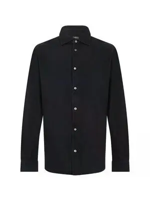 Fedeli Steve Long-sleeve Shirt - Black