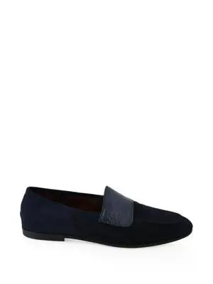 Dolce & Gabbana Almond-toe Loafers - Blue