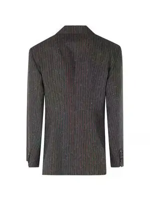 Erika Cavallini Pinstripe Peak-lapel Blazer