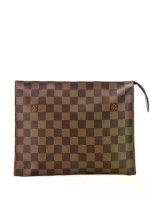 LOUIS VUITTON Toiletry Pouch Damier 26 Clutch Bag