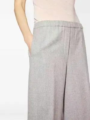 Liviana Conti Alfred Micro-check Elasticated Trousers