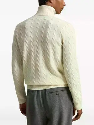 Polo Ralph Lauren Cable Wool-cashmere Roll Neck Jumper