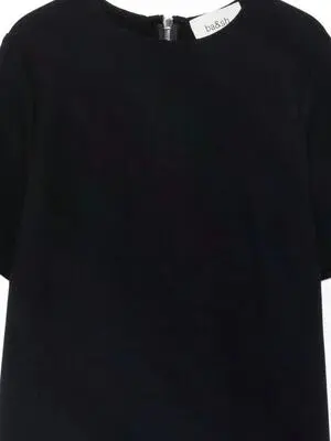 Ba&sh Ilona Ruffle-hem Short-sleeve Mini Dress