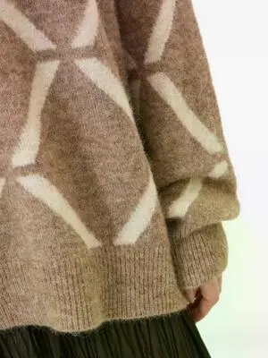 OTTOD'AME Geometric-patterned Sweater