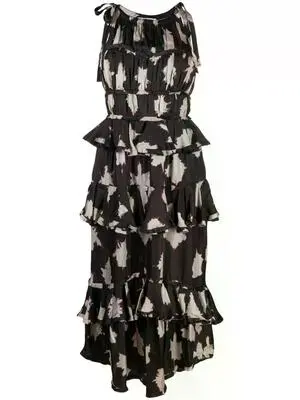 Ulla Johnson Serafina Floral Silk Gown